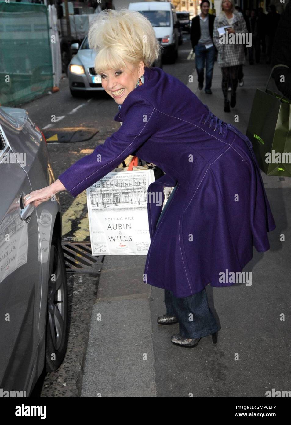 Barbara windsor in jeans hi-res stock photography and images - Alamy