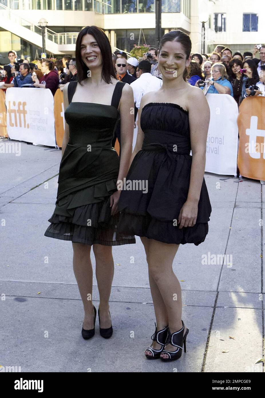 Anna Hopkins and Macha Grenon at the screening of "Barney's Version" at ...