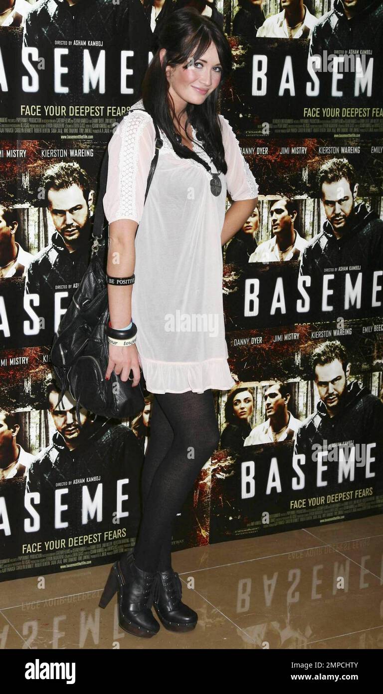 Peta Todd poses after arriving at The Mayfair Hotel for the UK premiere ...