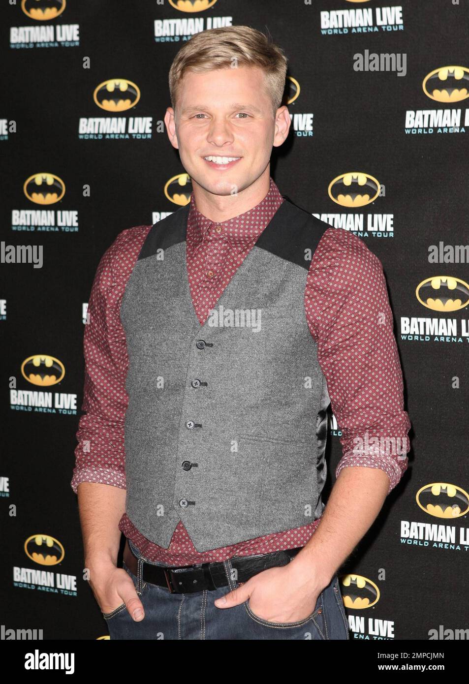 Jeff Brazier arrives at 'Batman Live World Arena Tour' held at the 02 Arena in London, UK. 24th ...