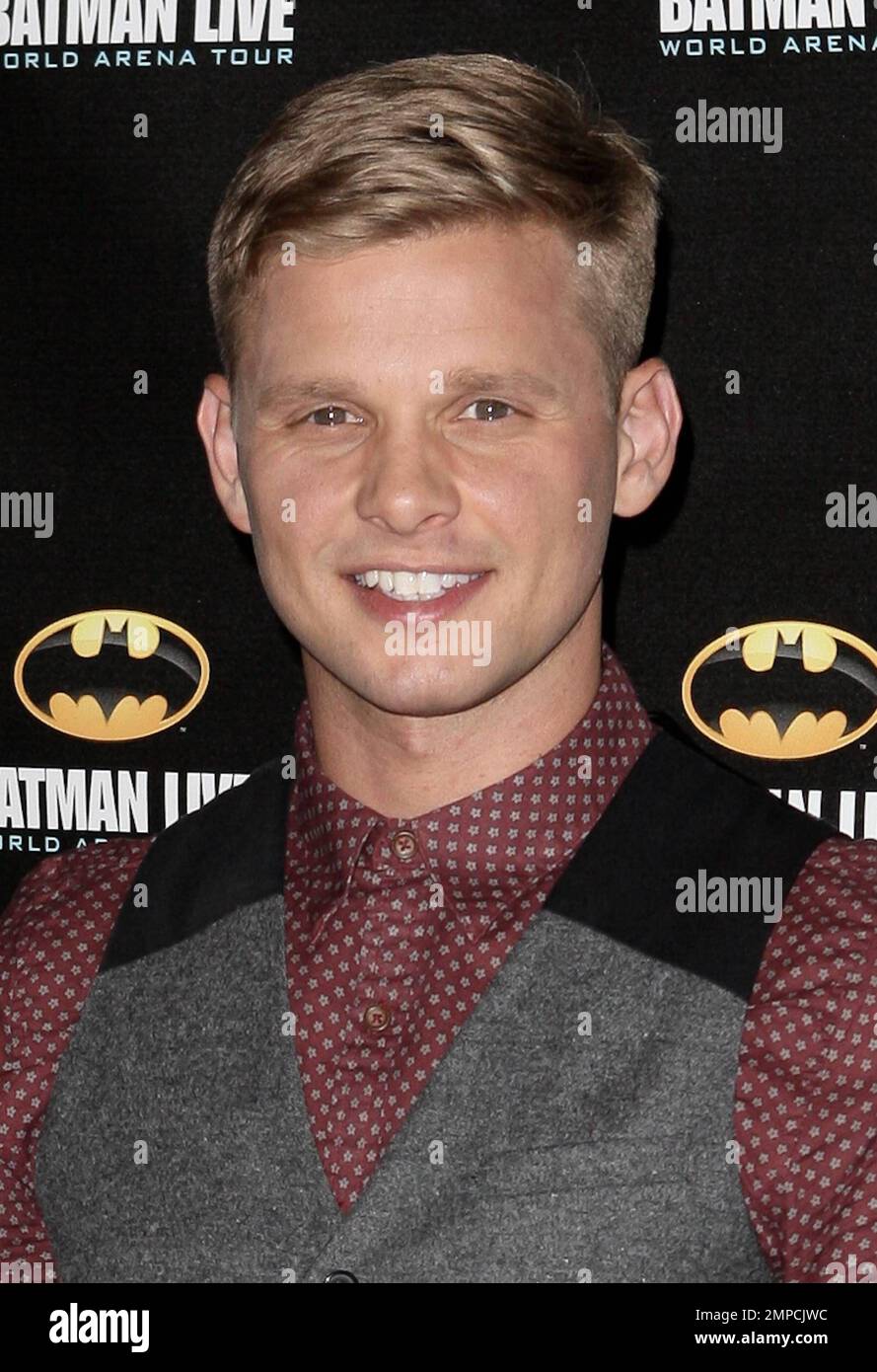 Jeff Brazier arrives at 'Batman Live World Arena Tour' held at the 02 ...