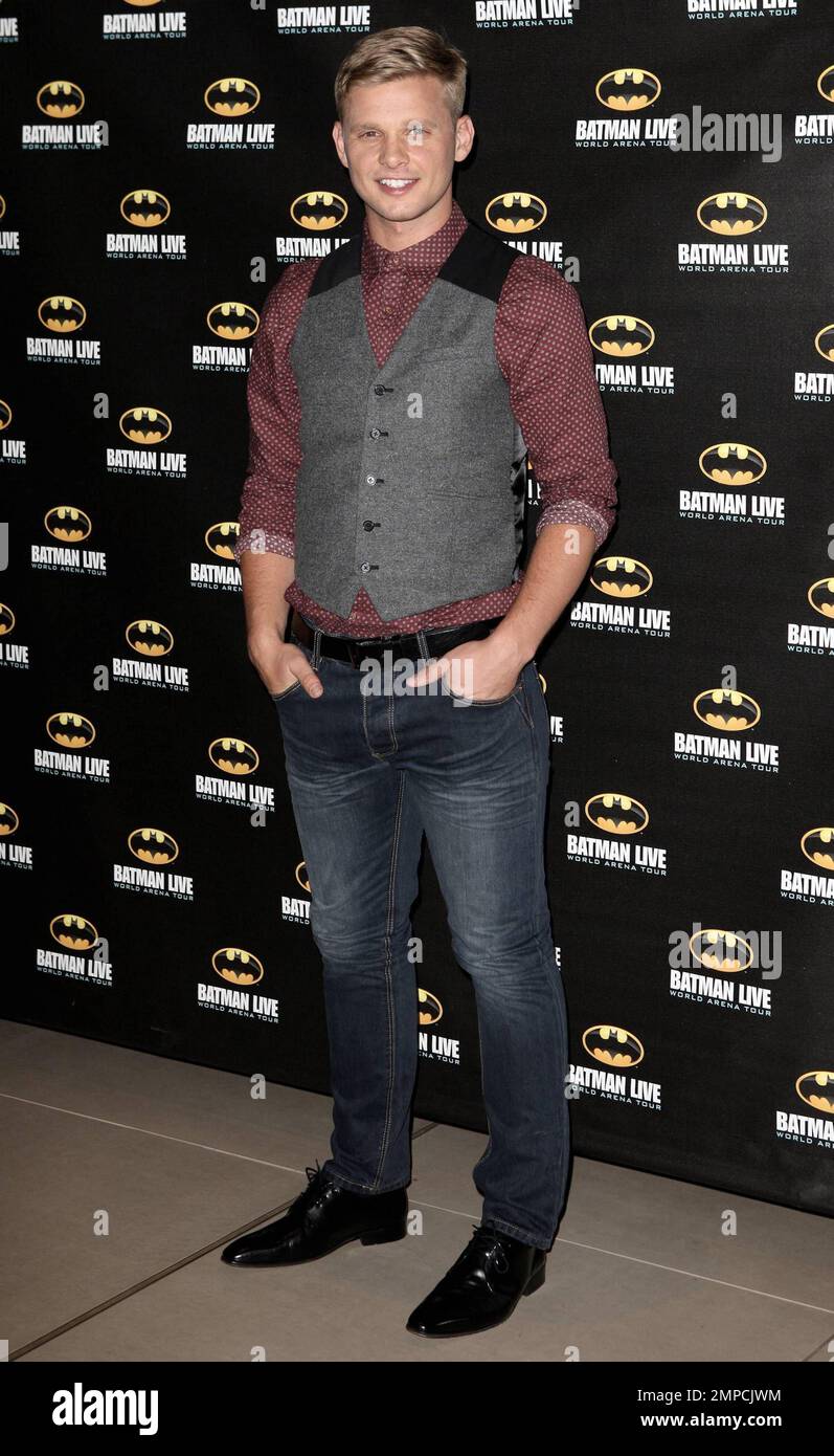 Jeff Brazier arrives at 'Batman Live World Arena Tour' held at the 02 Arena in London, UK. 24th ...
