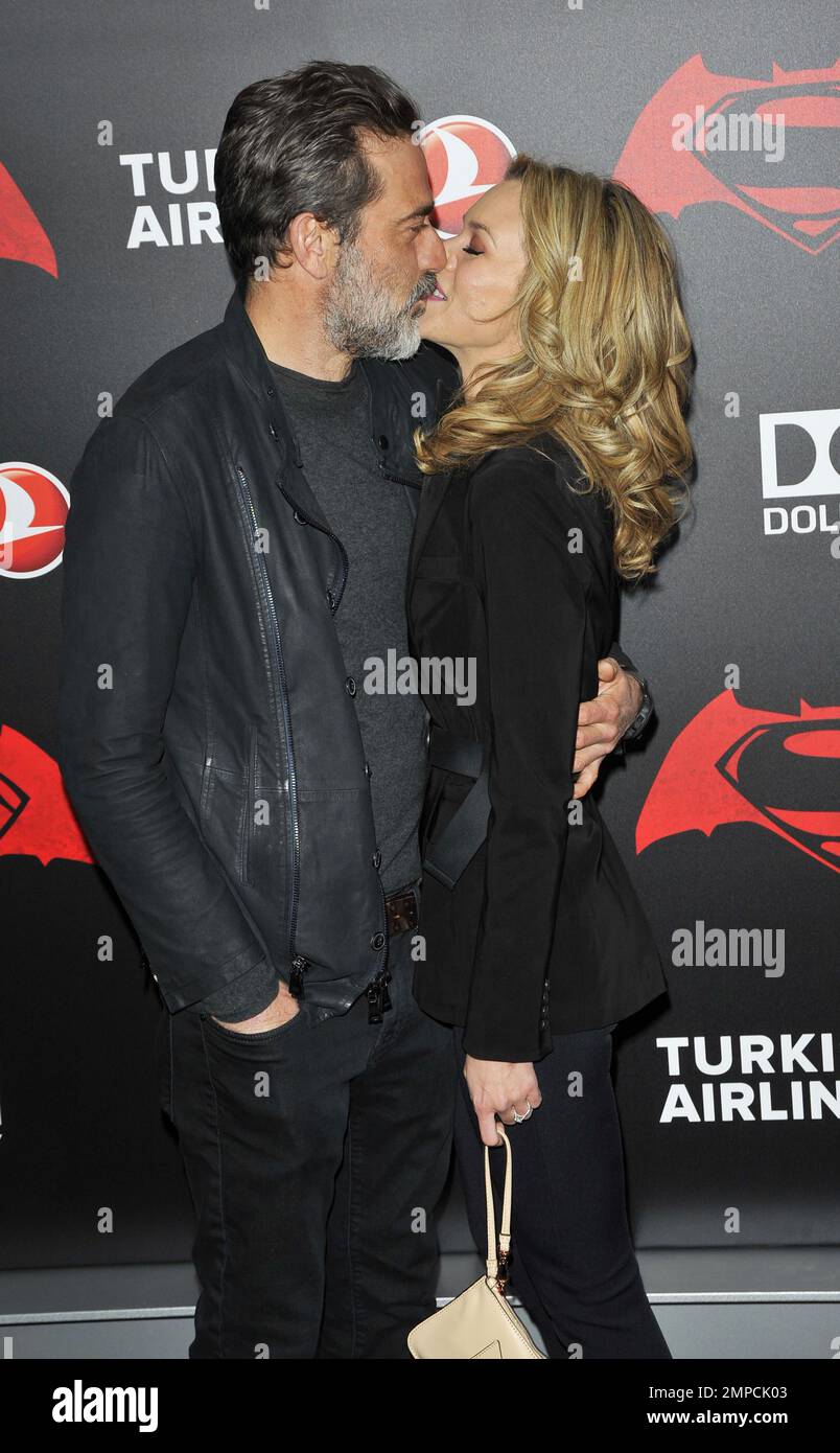 Jeffrey Dean Morgan and Hilary Burton at the New York Premiere of ...