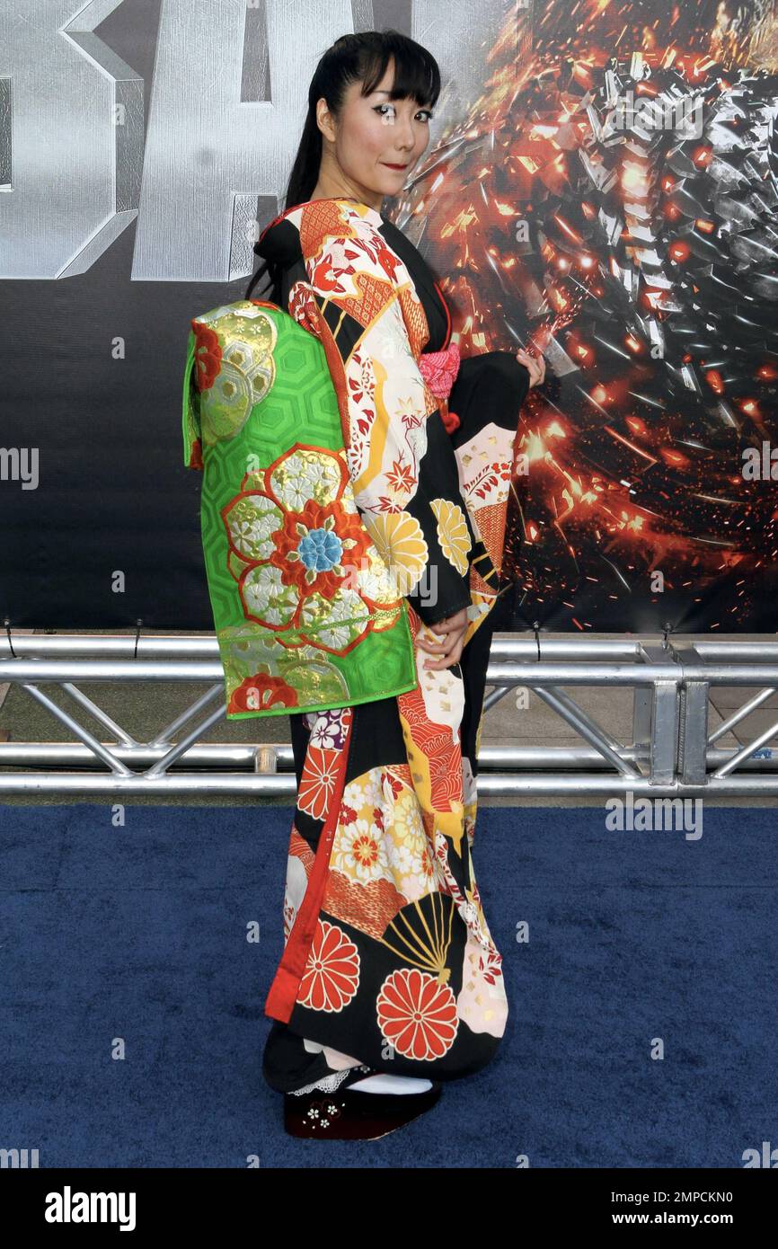 Leni Ito at the Los Angeles Premiere of "Battleship" held at the Nokia ...