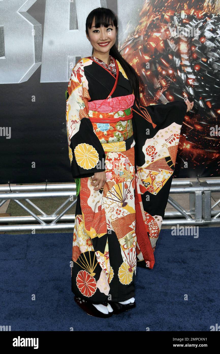 Leni Ito at the Los Angeles Premiere of "Battleship" held at the Nokia ...