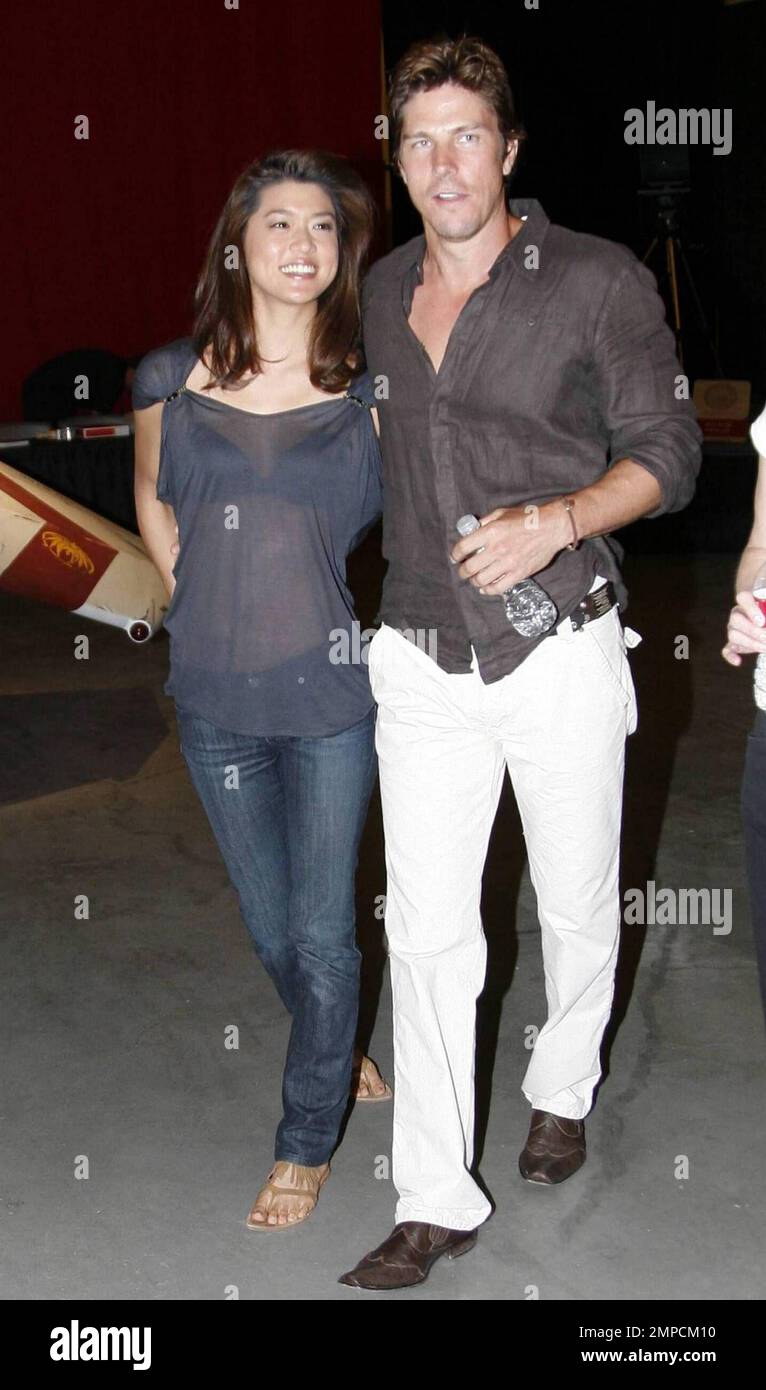 Grace Park at the Battlestar Galactica prop and costume auction at the ...