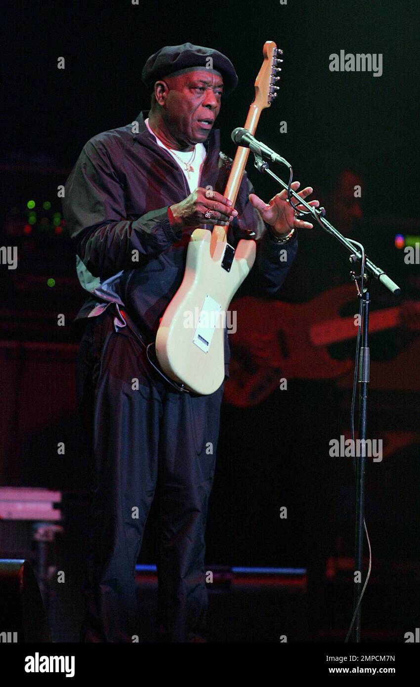 Blues guitarist and singer Buddy Guy performs in concert at the ...
