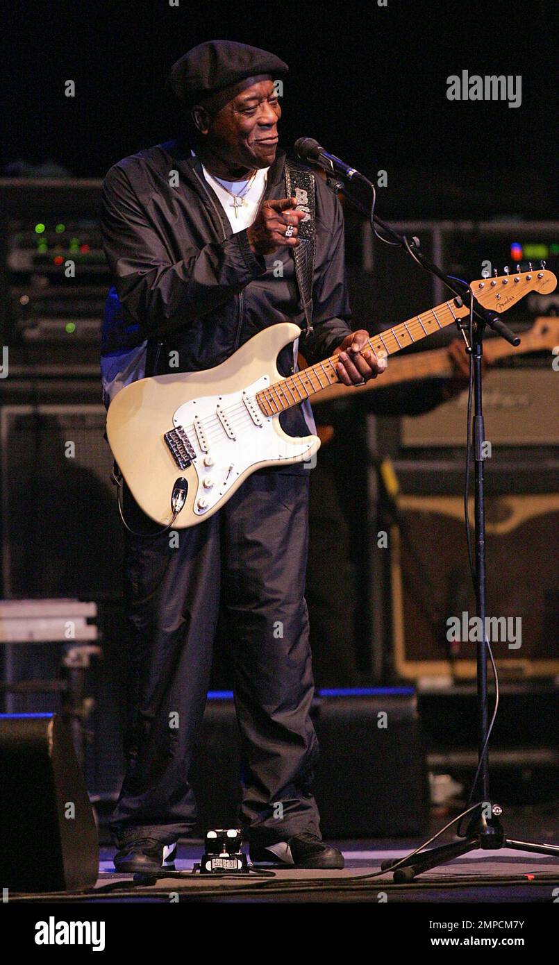 Blues guitarist and singer Buddy Guy performs in concert at the ...
