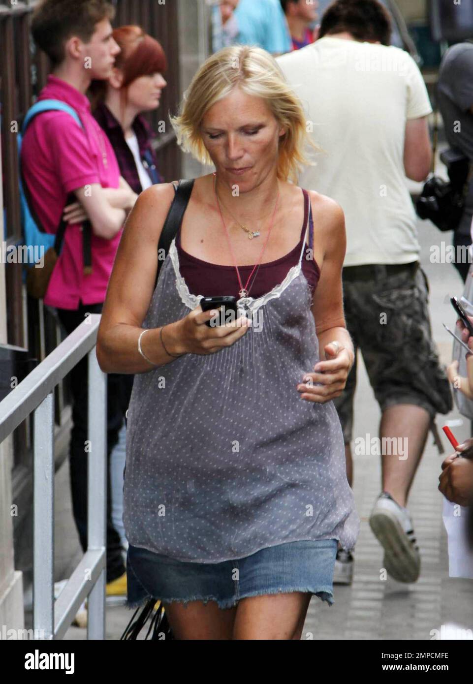 British radio host Jo Whiley arrives for work at the BBC Radio studios ...