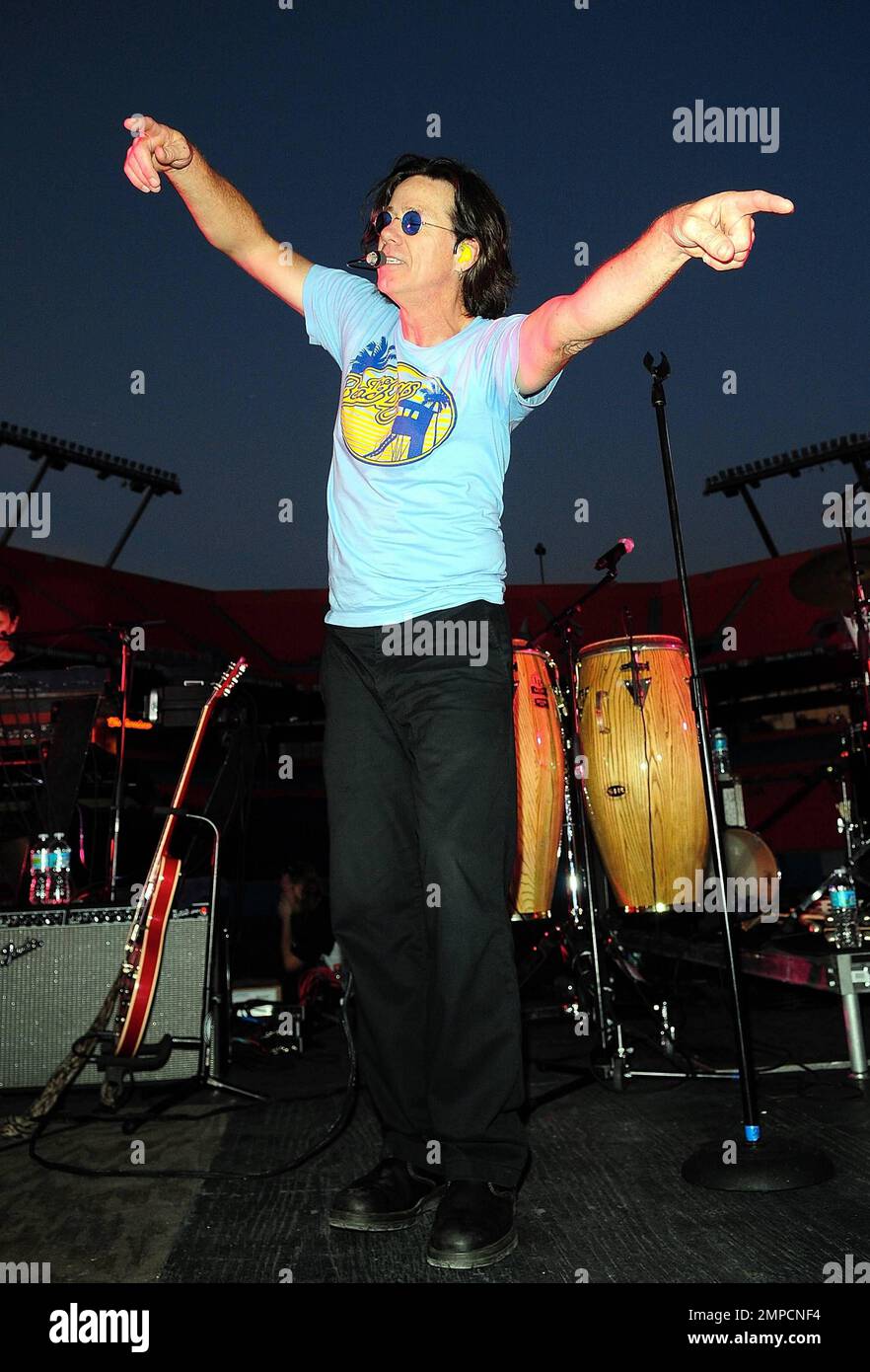 John Cowsill of the Beach Boys performs during the Super Saturday ...