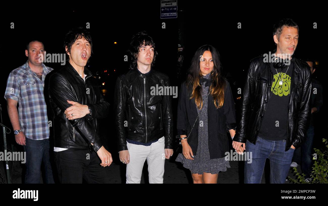 Band-members of Beady Eye at the Pretty Green Official Beady Eye Party ...