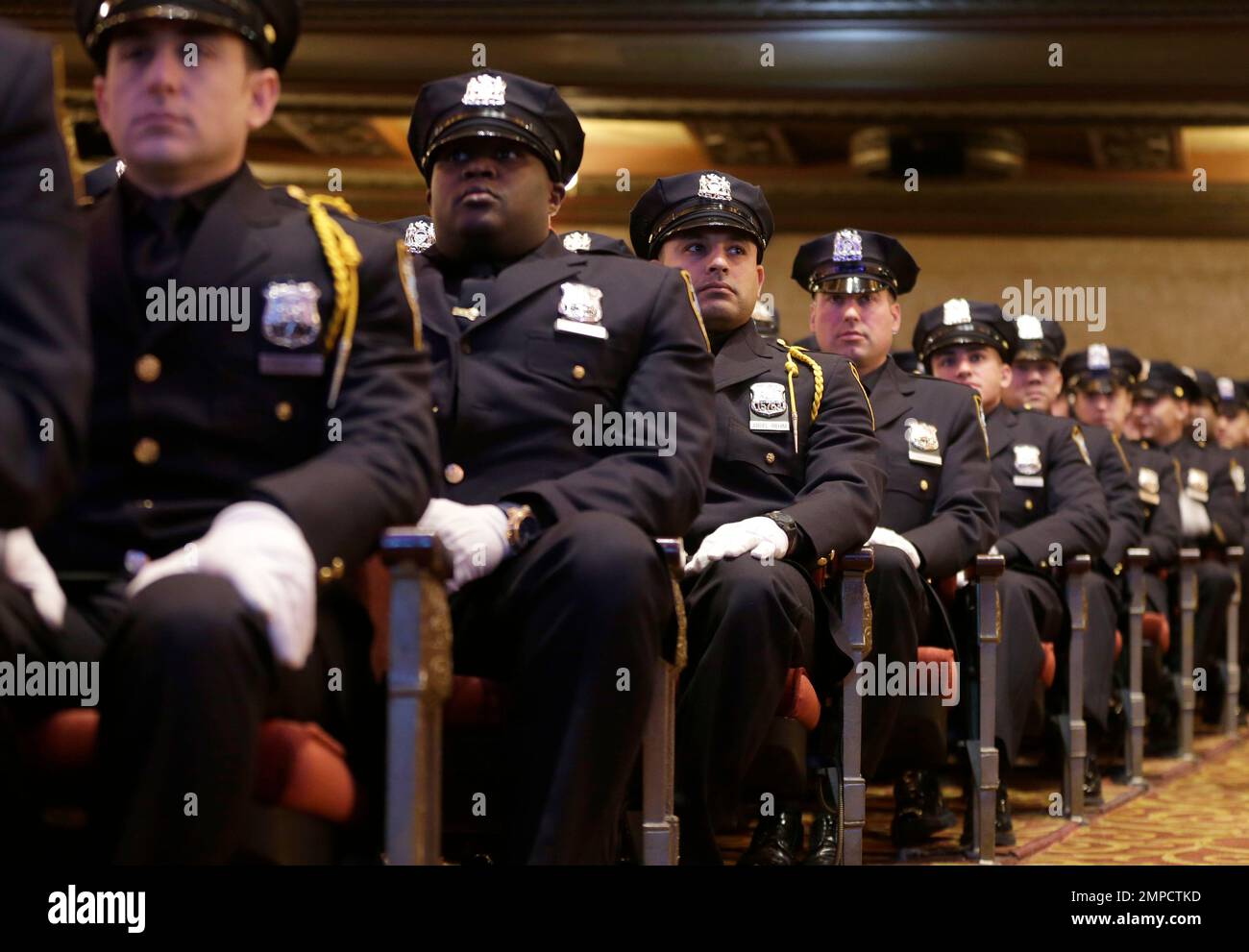 New police officers attend their graduation ceremony at the Beacon ...