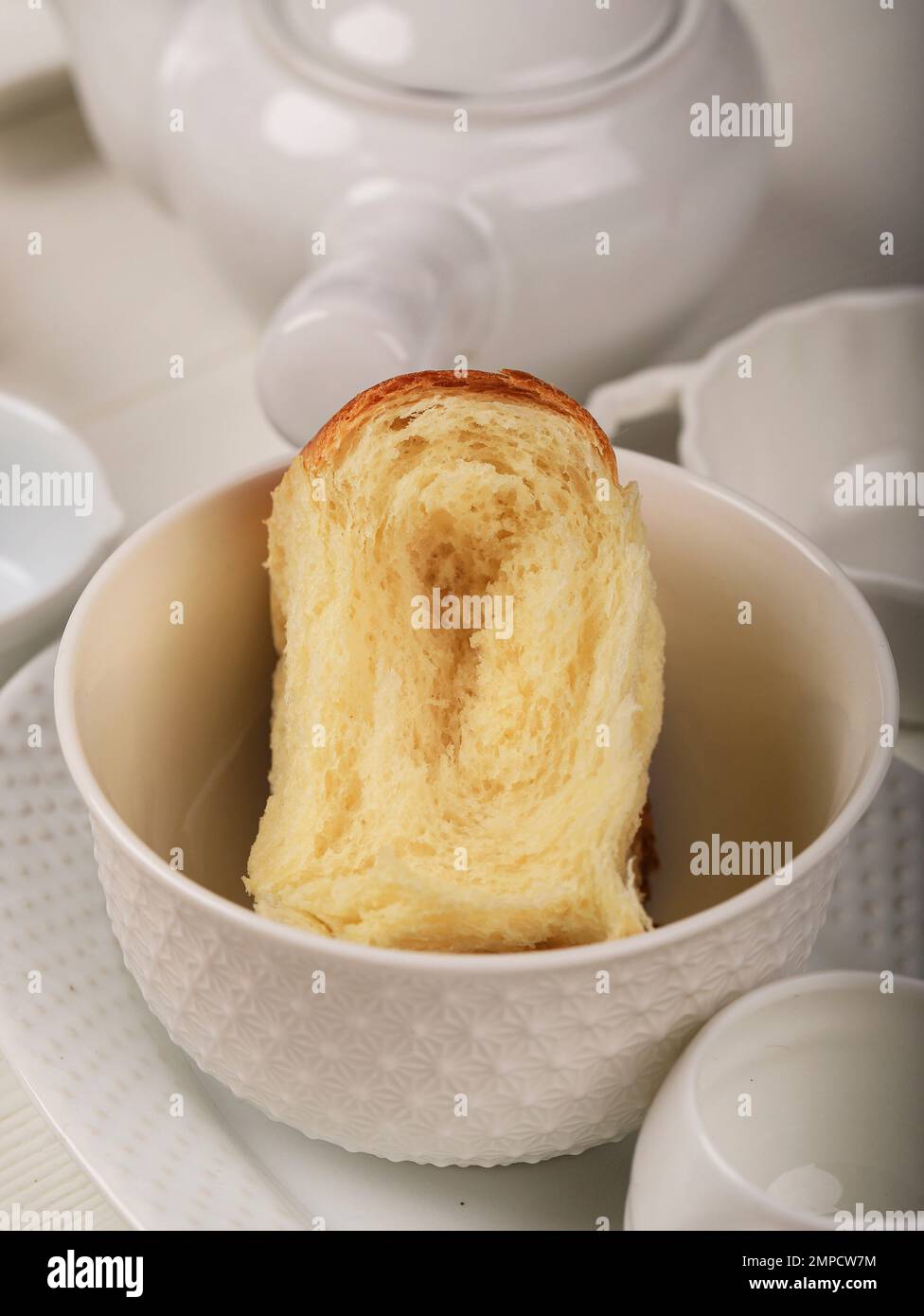 Texture of Hokkaido White Japanese Bread, Macro Shoot Stock Photo - Alamy