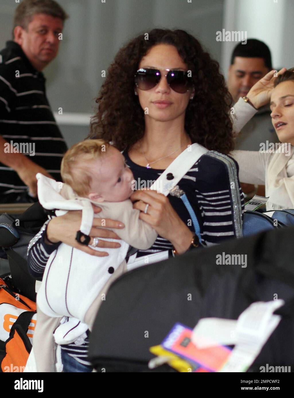 EXCLUSIVE!! Boris Becker and his wife Sharlely arrive at Miami airport ...