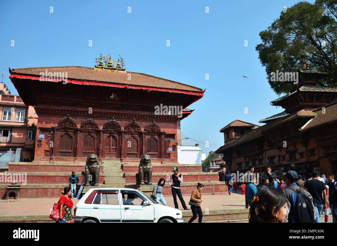 Ancient nepalese architecture building and antique old ruins nepali ...