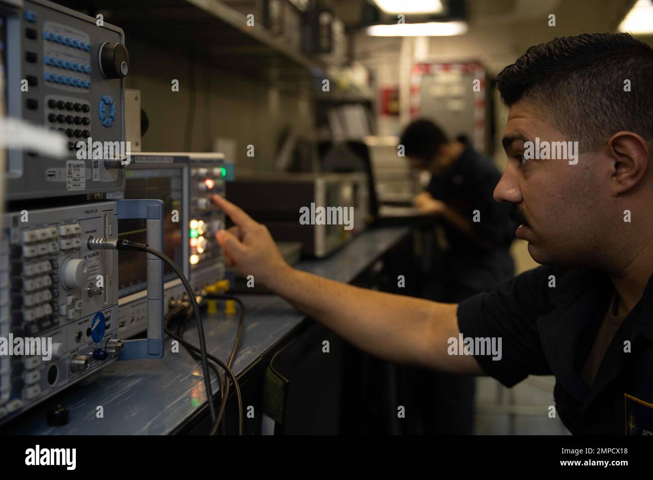 Aviation Electronics Technician Airman Mario Schneller, from Saginal ...
