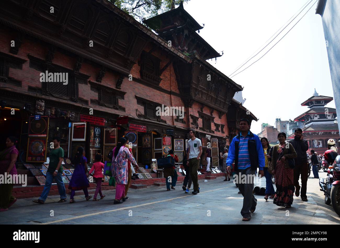 Life and lifestyle of nepali people walking travel visit ancient ...