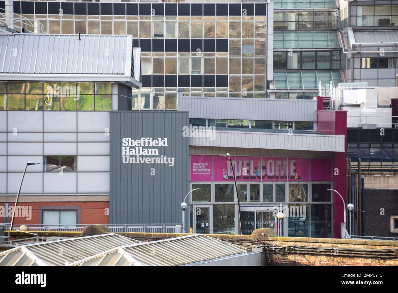 Yorkshire, UK – 21 Dec 2020:Sheffield Hallam University newly ...