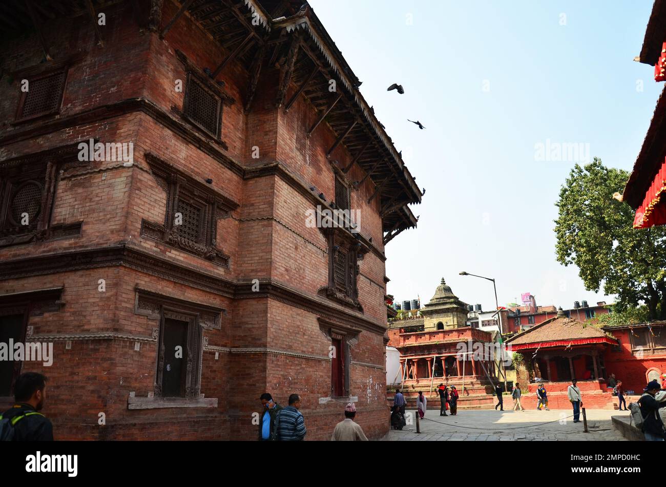 Ancient nepalese architecture and antique old ruins building nepali ...