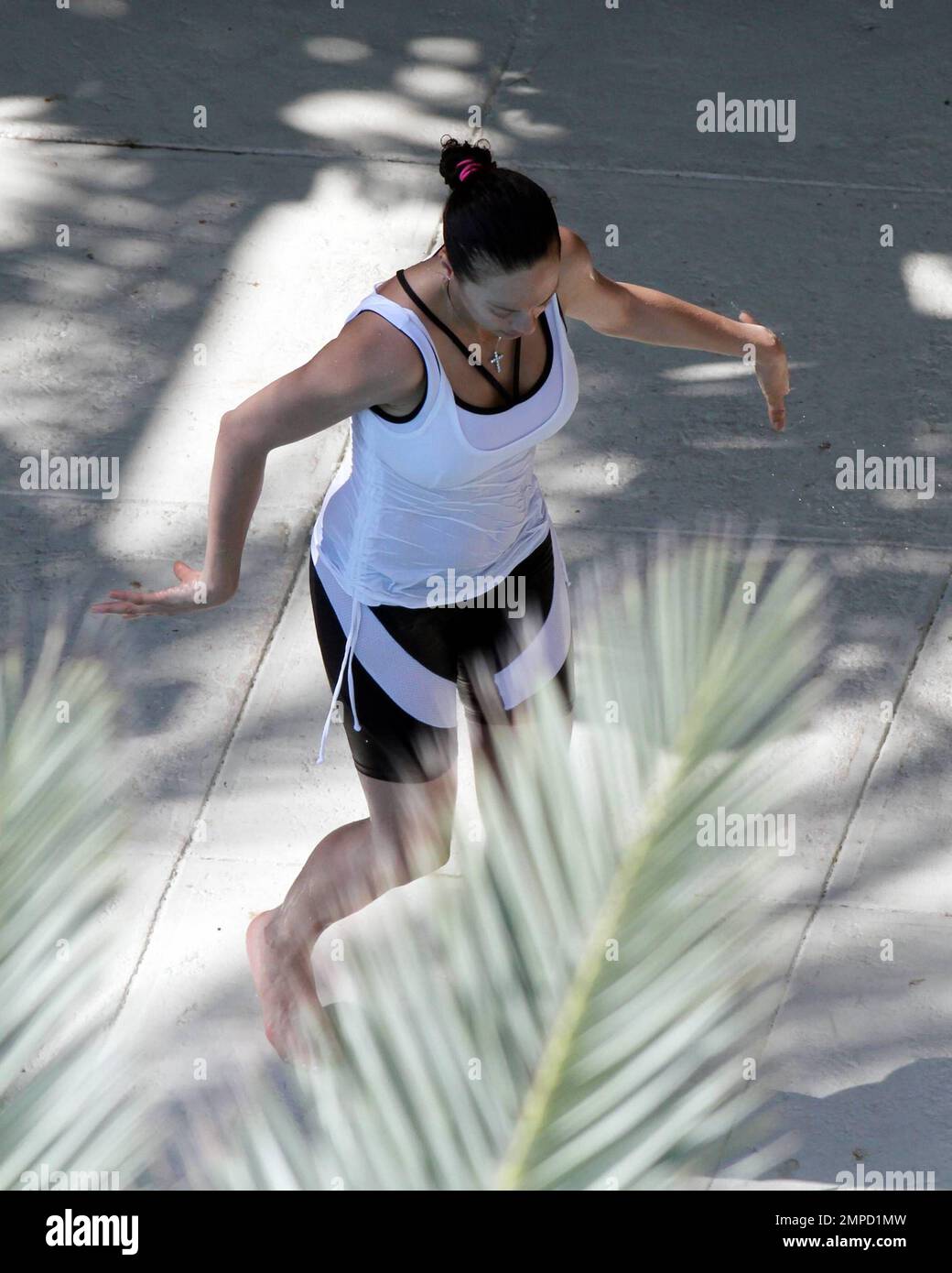 EXCLUSIVE!! Tennis legend Boris Becker and his wife Sharlely work out ...