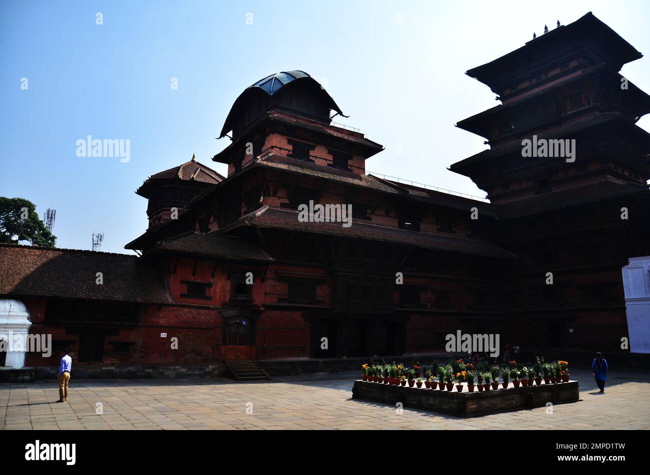 Ancient nepalese architecture building and antique old nepali Nasal ...