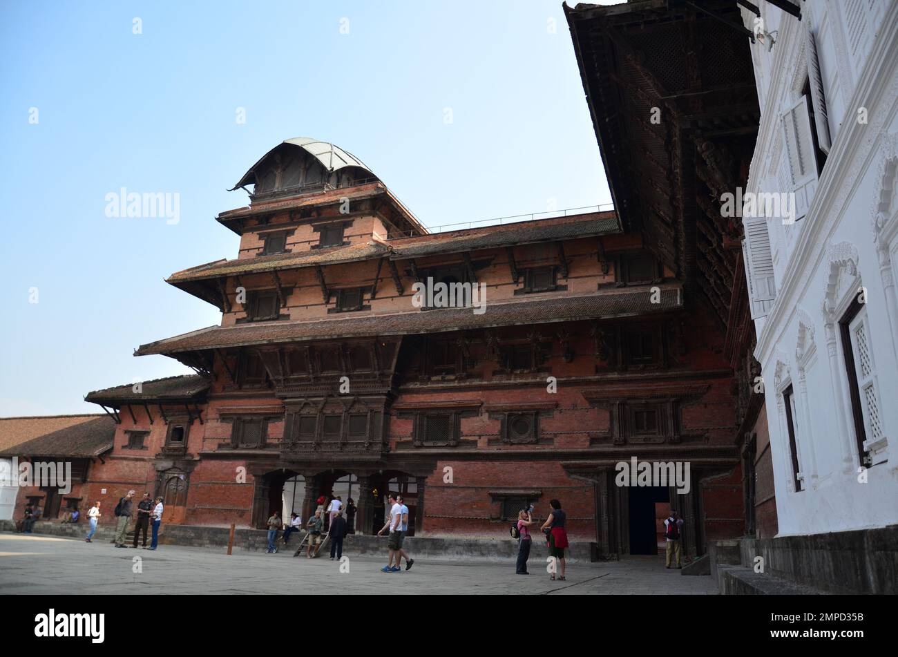 Ancient nepalese architecture building and antique old ruins nepali ...