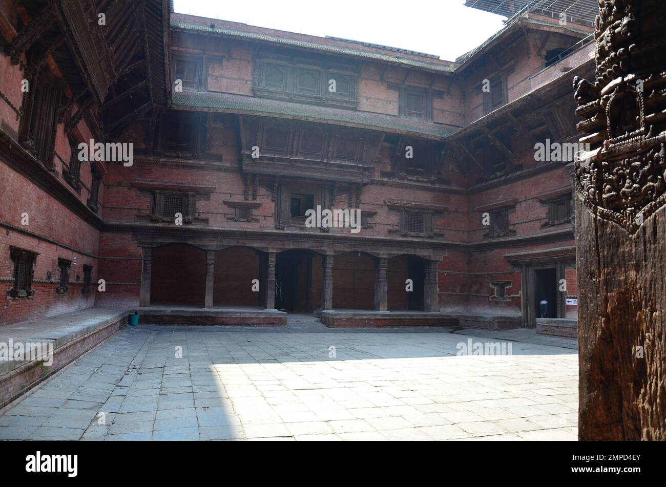 Ancient nepalese architecture and antique old ruins nepali royal palace ...