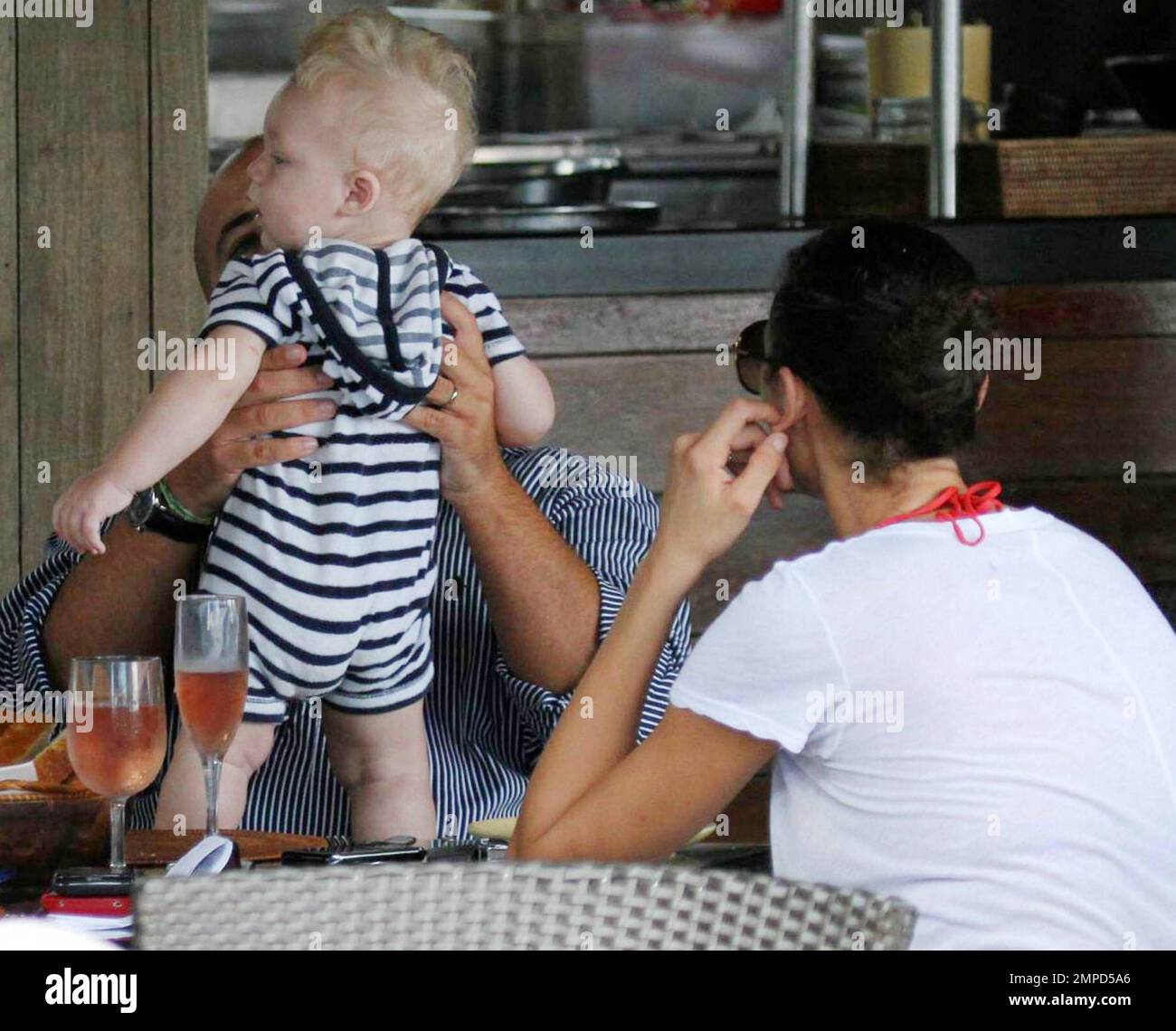 Former number one professional tennis player Boris Becker and his wife ...