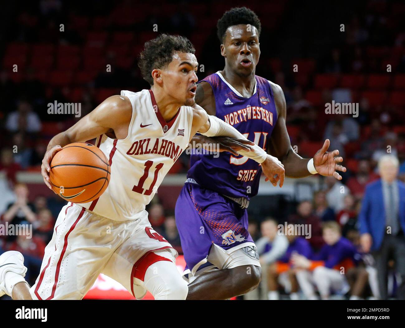 FILE - In this Dec. 19, 2017, file photo, Oklahoma guard Trae Young (11 ...
