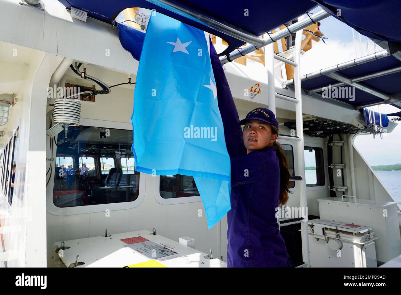 Petty Officer 2nd Class Fatima Maestro, a boatswains mate aboard USCGC ...