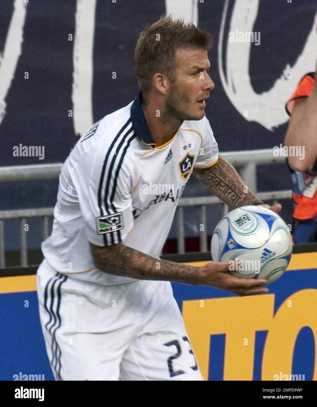 - David Beckham plays in the match Revolution Vs. Galaxy at the ...