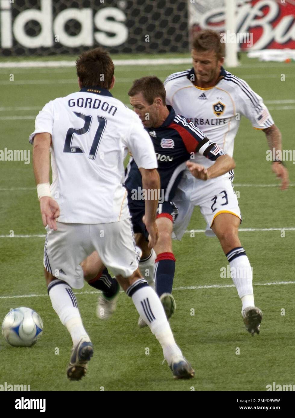 - David Beckham plays in the match Revolution Vs. Galaxy at the ...