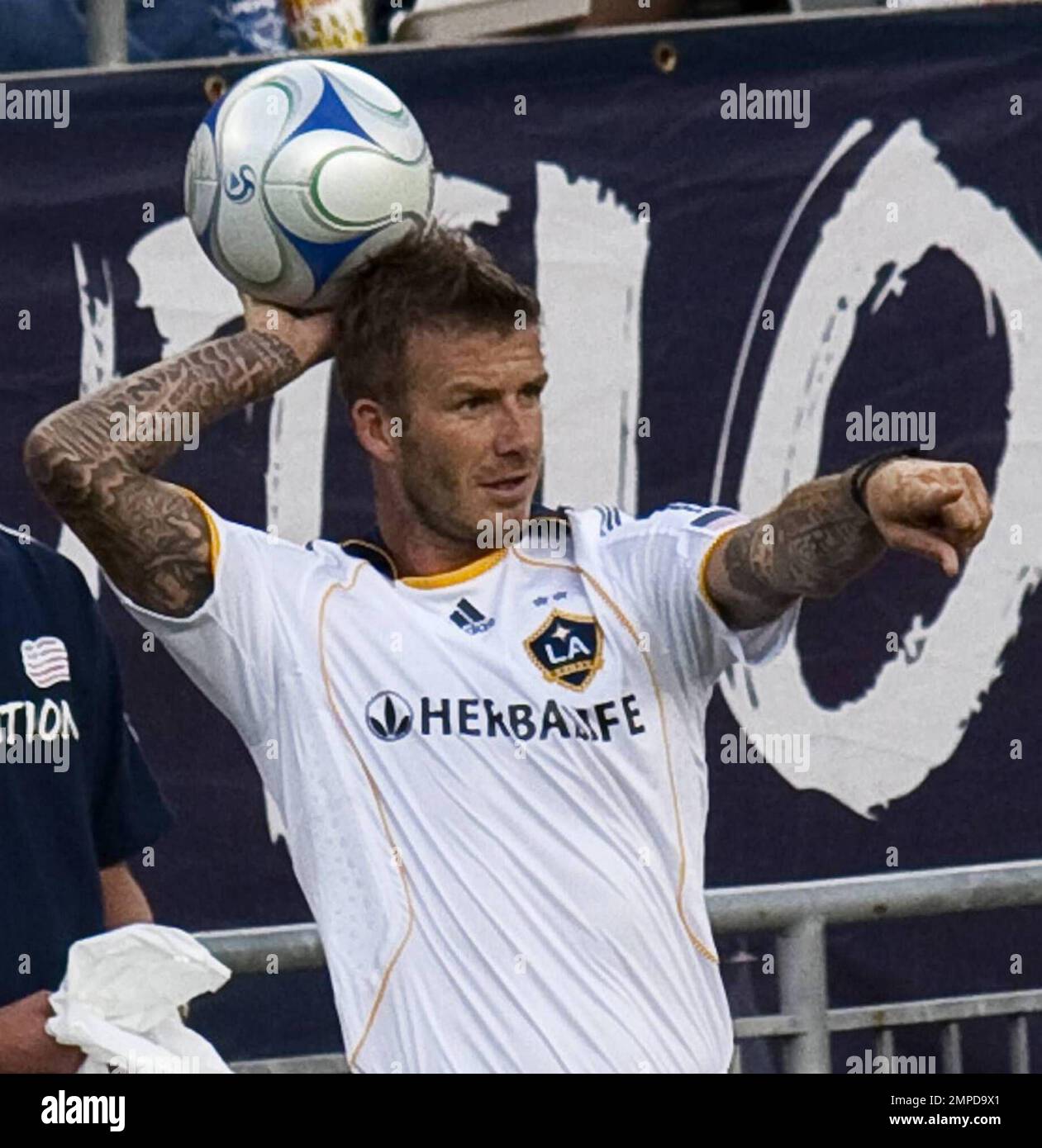 - David Beckham plays in the match Revolution Vs. Galaxy at the ...