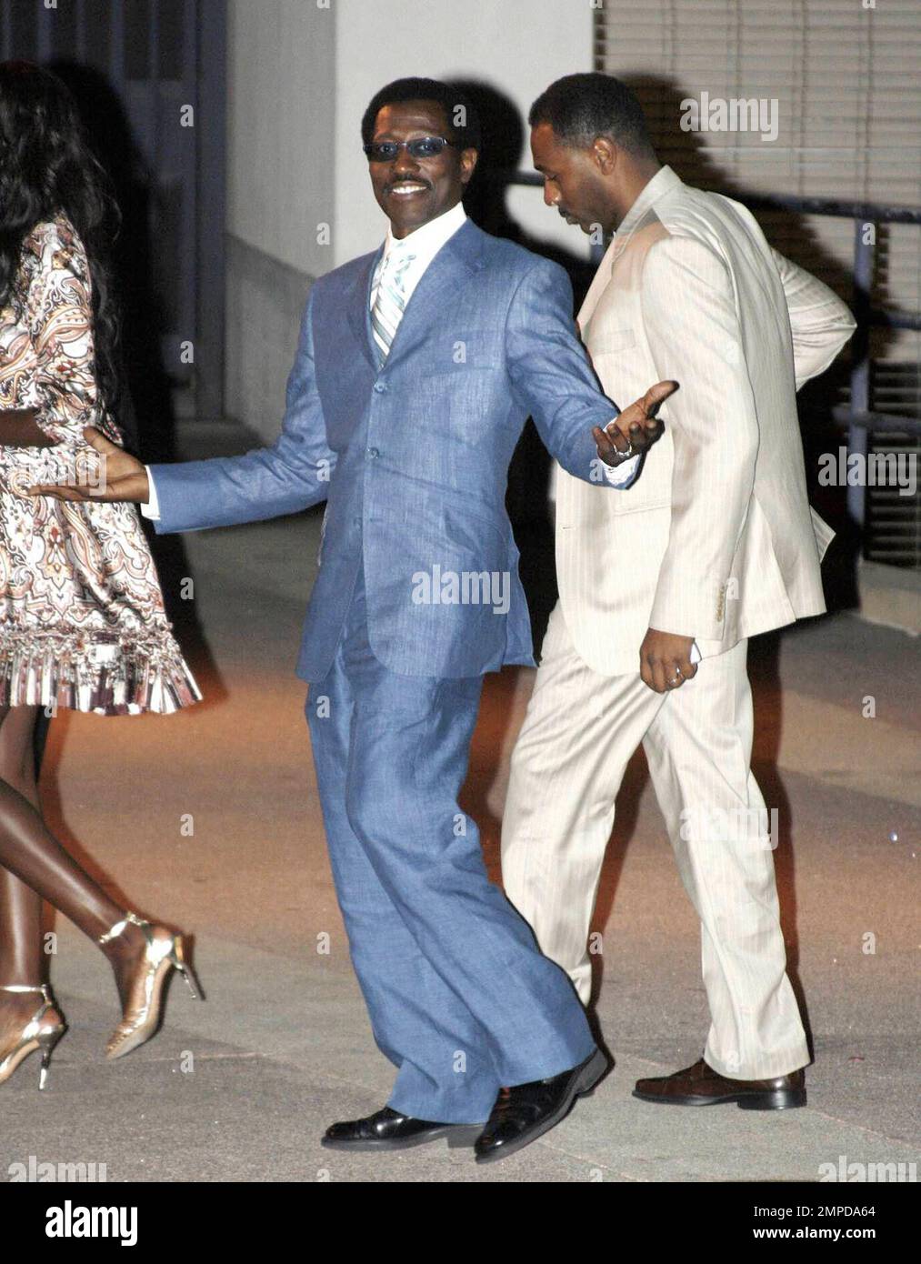 Wesley Snipes arrives at the invitation-only party to welcome the ...