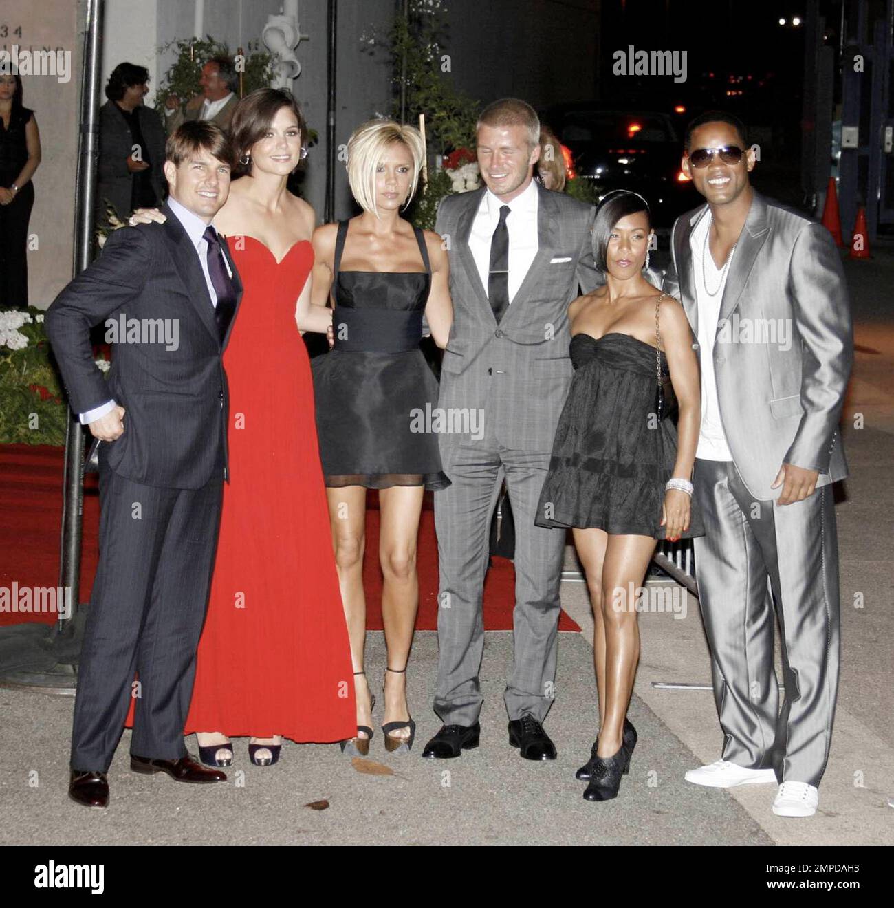 Hollywood heavy weights gathered for a party tonight to welcome David ...