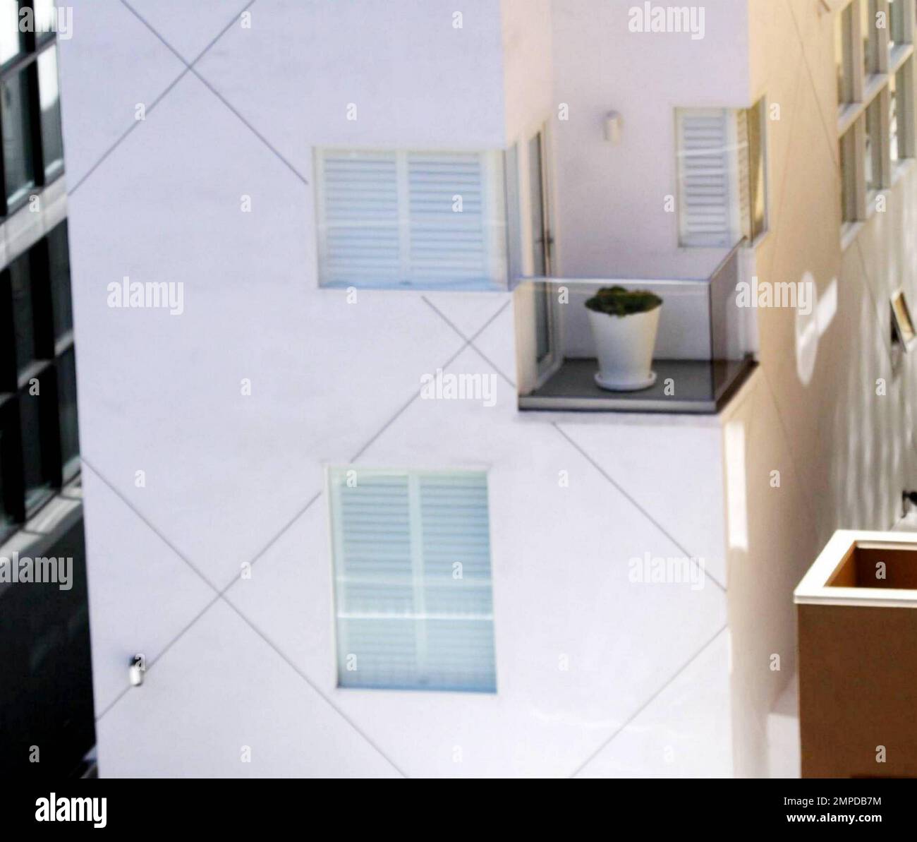 Here are exterior views of the luxury Santa Monica beachfront home ...