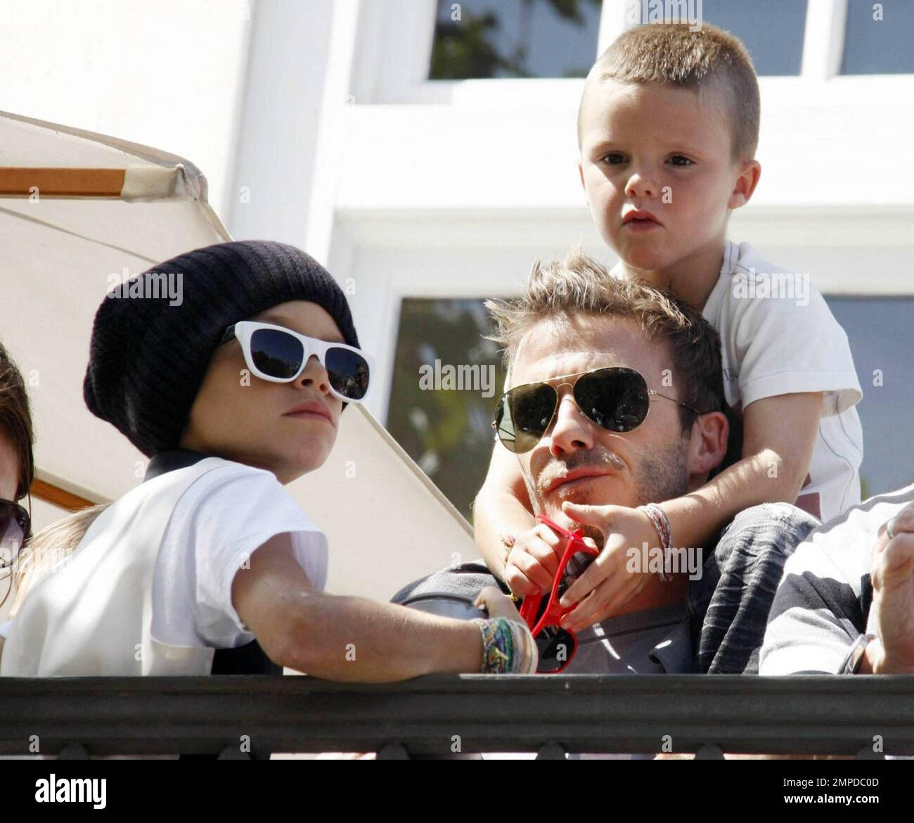 Star footballer David Beckham and wife, former Spice Girl Victoria ...