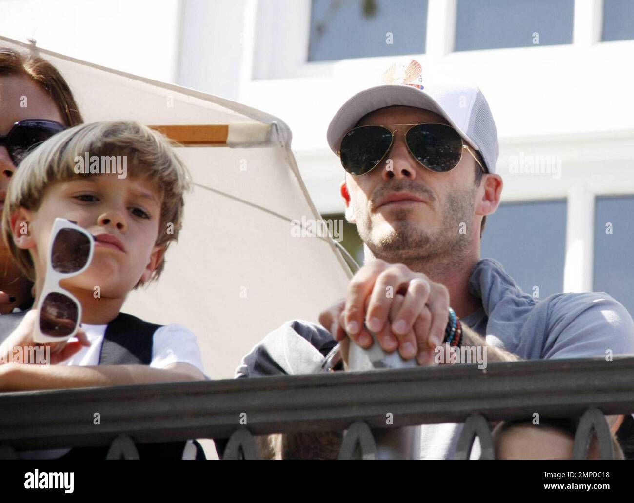 Star footballer David Beckham and wife, former Spice Girl Victoria ...