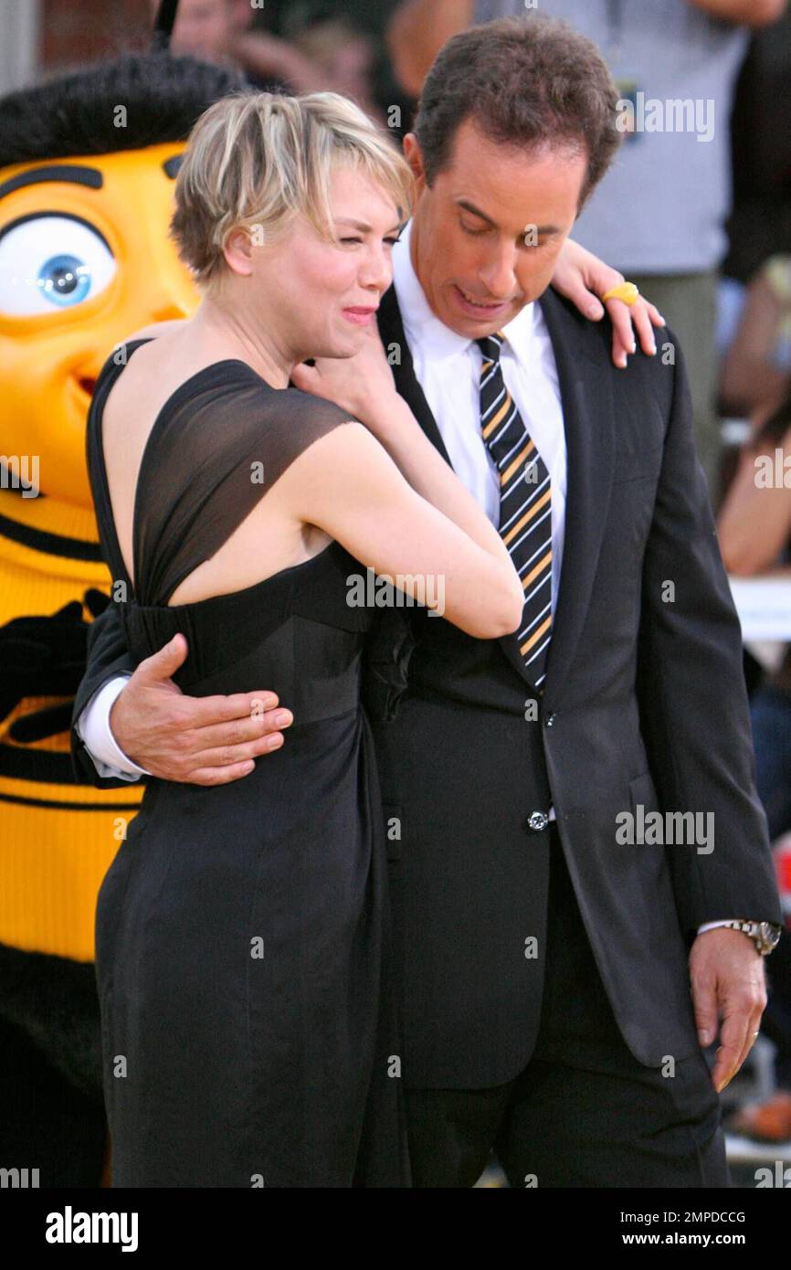 Renee Zellweger and Jerry Sienfeld at the Los Angeles "Black & Yellow ...