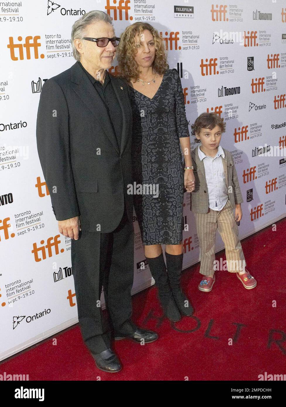 Actor Harvey Keitel, wife actress Daphna Kastner and their son Roman ...