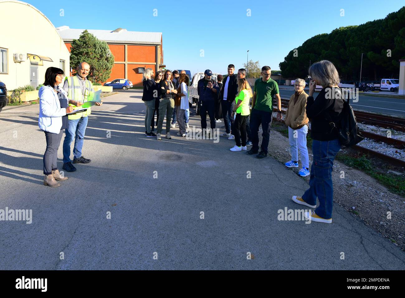 Left, Lucia Gullo Safety Technician and Marco Ruberti Safety Specialist ...