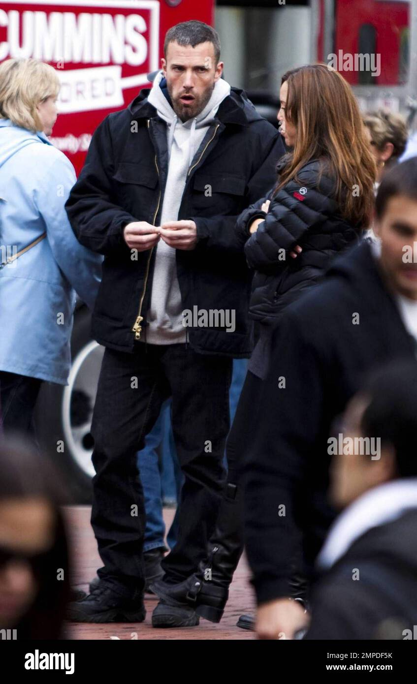 Ben Affleck's wife Jennifer Garner drops by the movie set of The Town ...