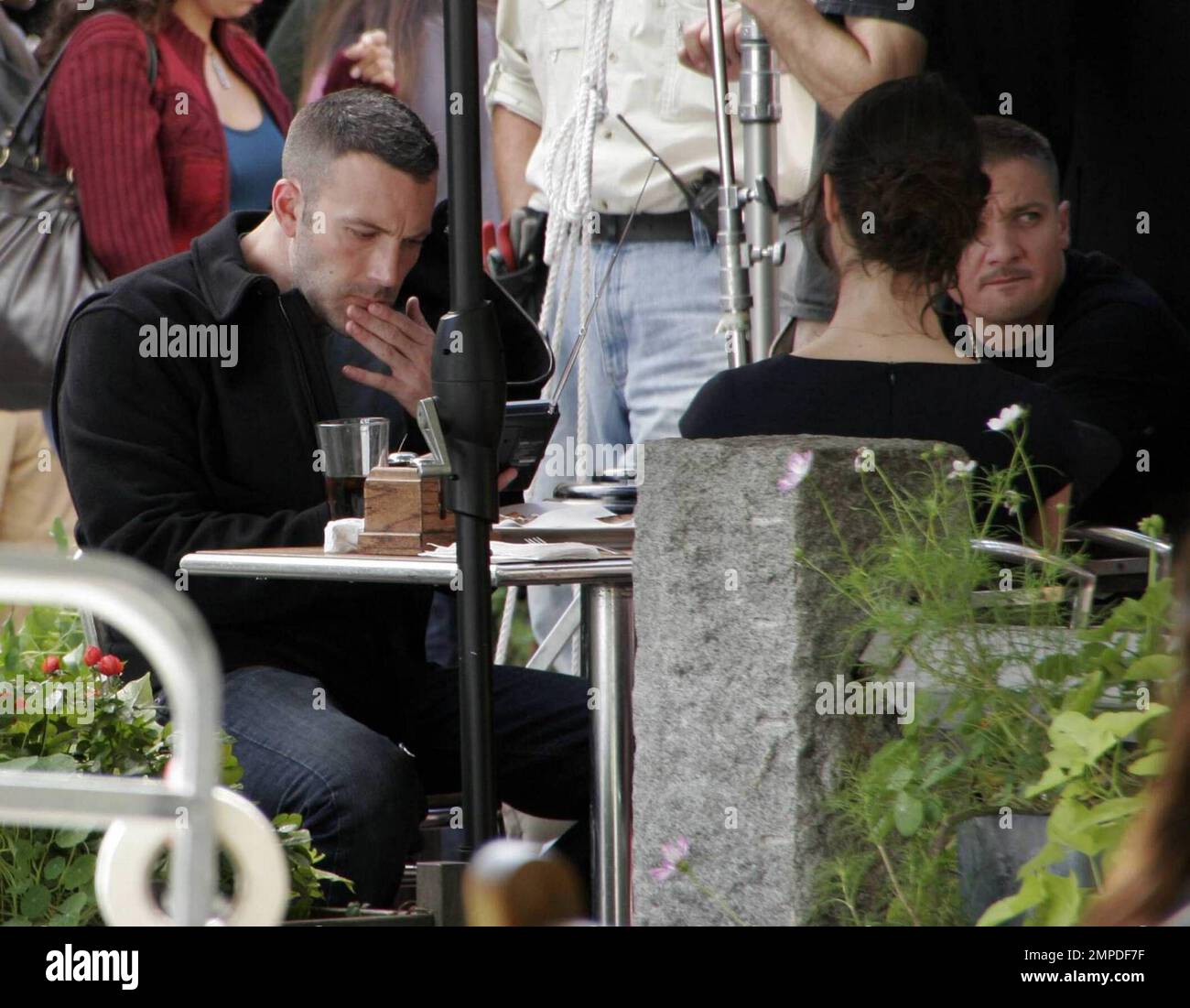 Ben Affleck films a scene for The Town in Harvard Square. Affleck, 37 ...