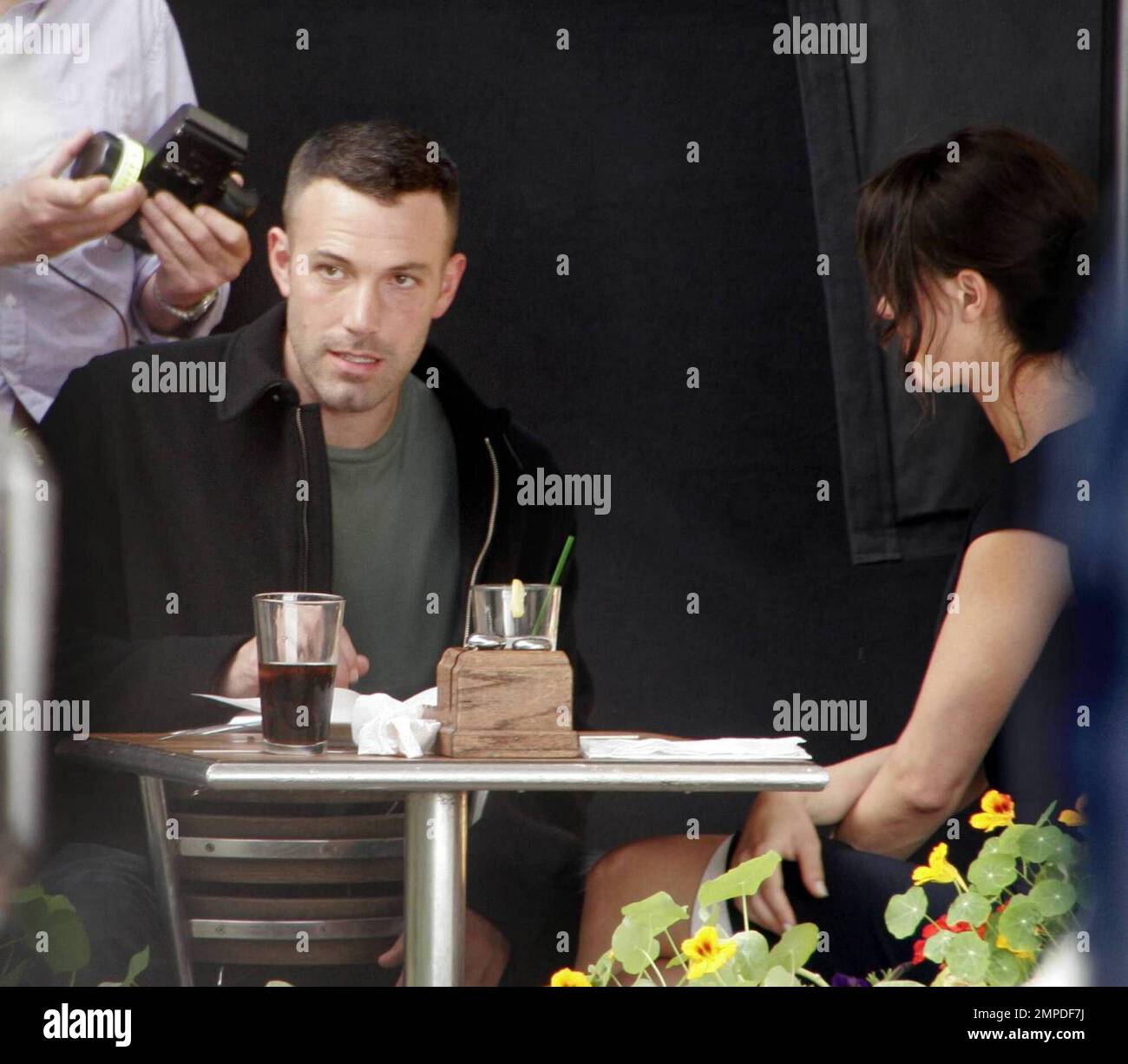 Ben Affleck films a scene for The Town in Harvard Square. Affleck, 37 ...