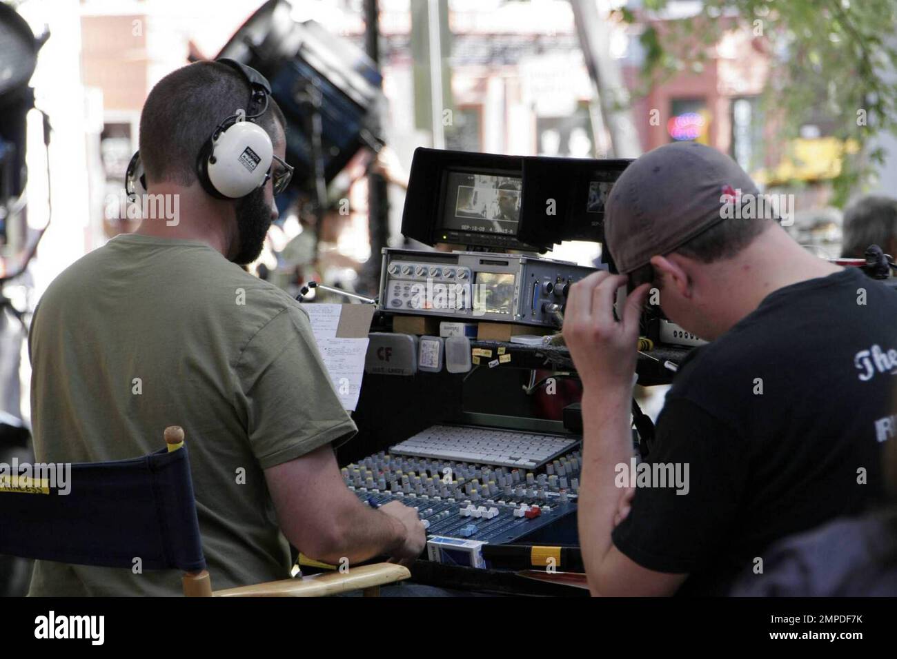 Ben Affleck films a scene for The Town in Harvard Square. Affleck, 37 ...