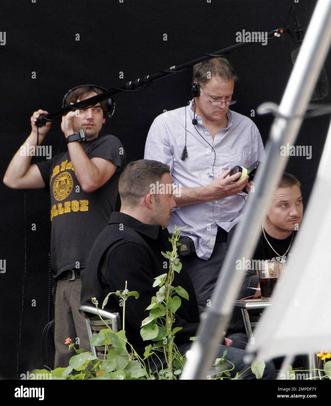 Ben Affleck films a scene for The Town in Harvard Square. Affleck, 37 ...