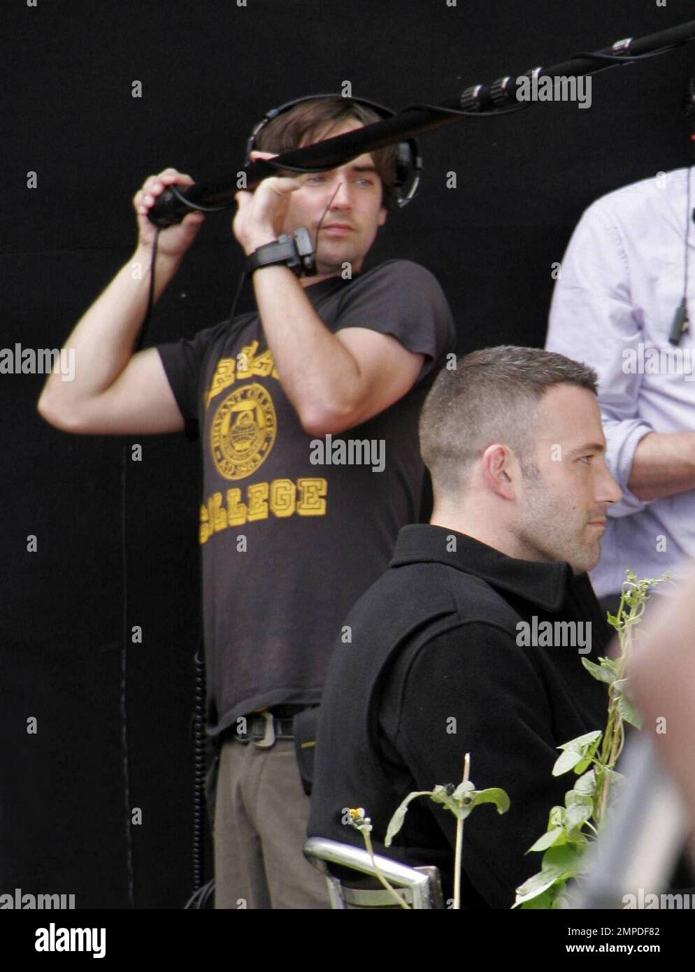 Ben Affleck films a scene for The Town in Harvard Square. Affleck, 37 ...
