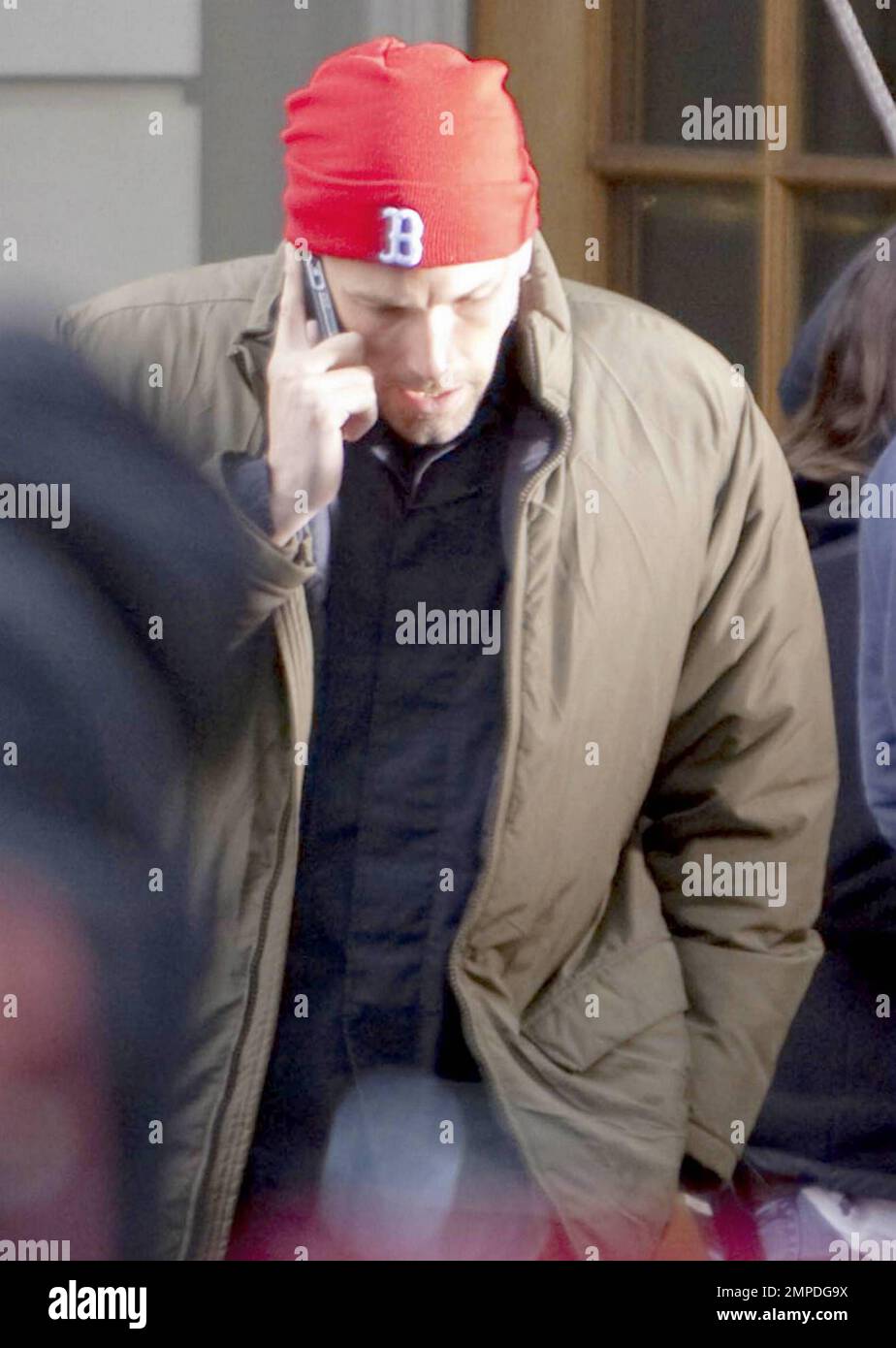 EXCLUSIVE!! Ben Affleck films on the set of his new movie "The Town" in ...