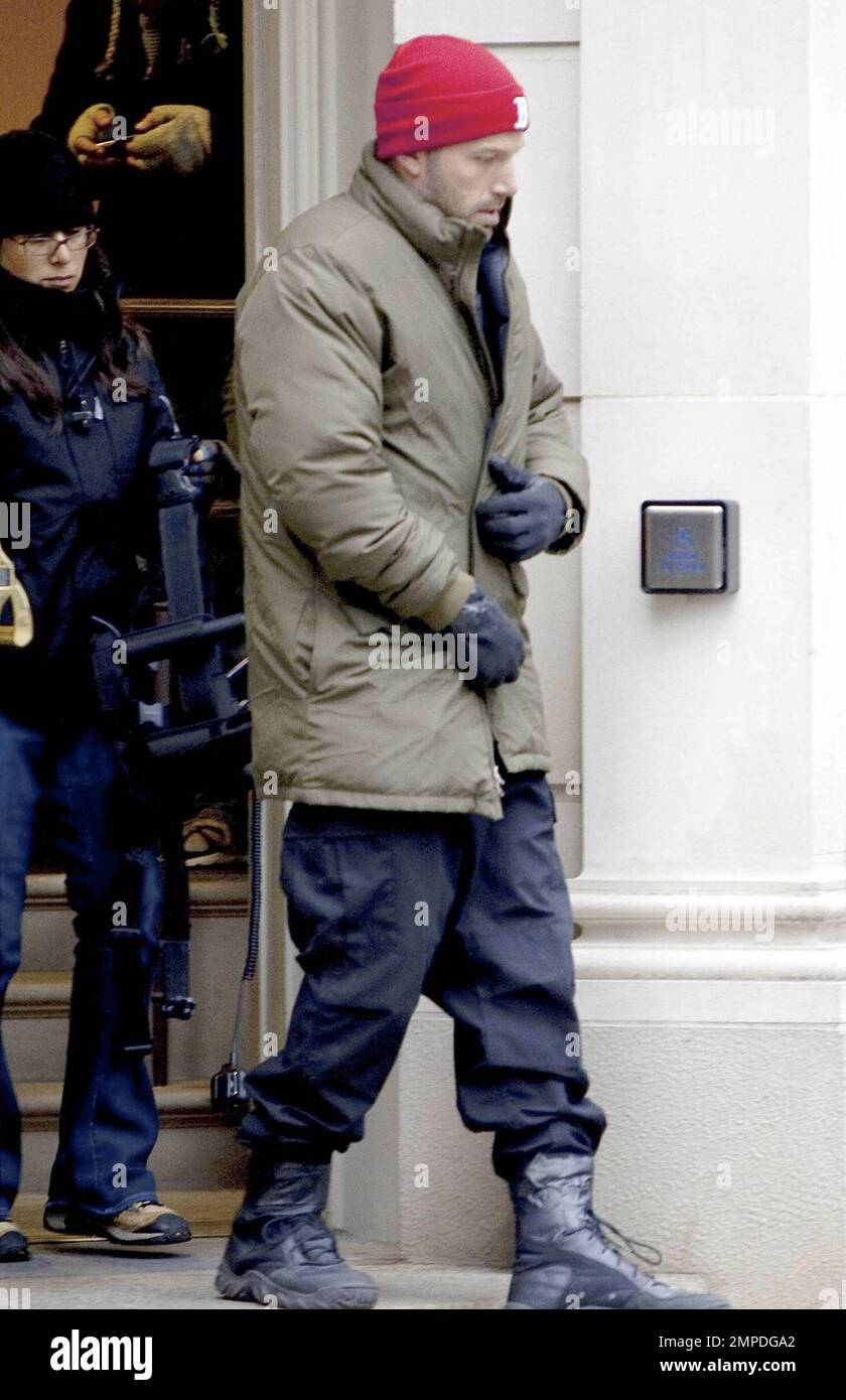 EXCLUSIVE!! Ben Affleck films on the set of his new movie "The Town" in ...