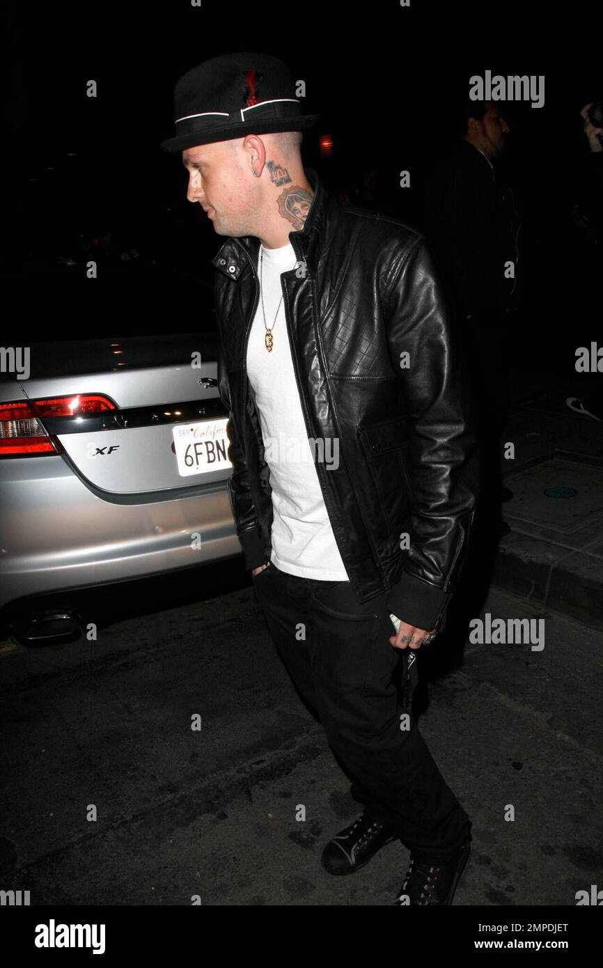 Benji Madden heads out for a night at Bar Deluxe. Benji seemed to be ...